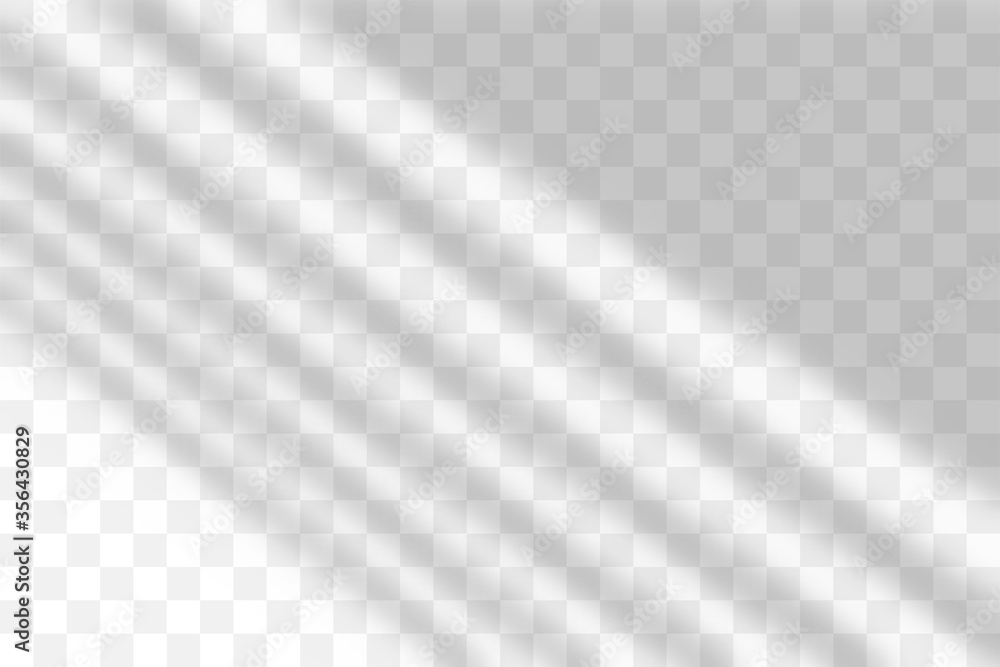 Vector transparent window shadow. Light effect overlay. Mesh grid ...
