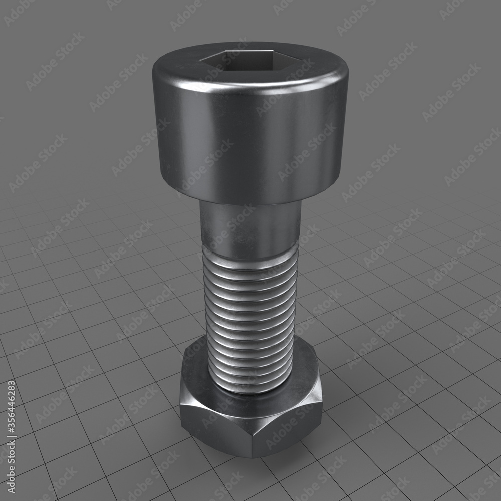 Allen bolt Stock 3D asset | Adobe Stock