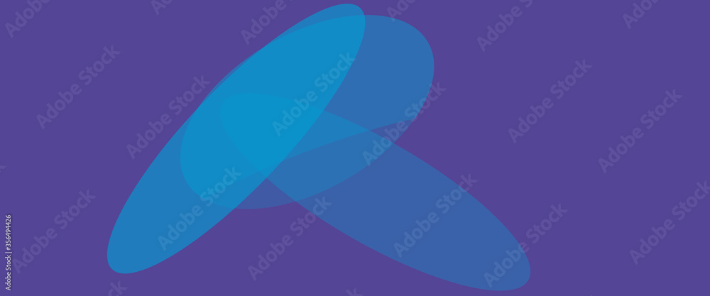 Web banner with oval shapes. Vector illustration. Simle backdrop Stock ...