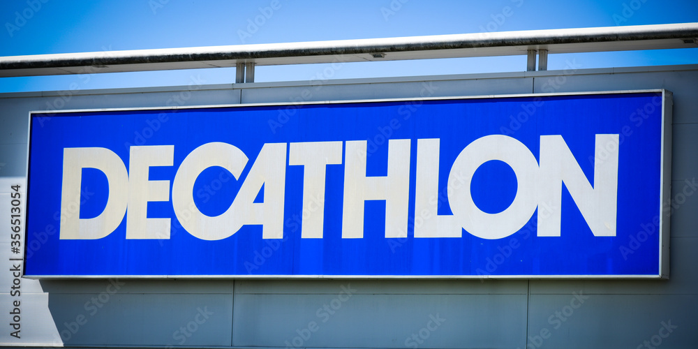 decathlon signboard Stock Photo | Adobe Stock