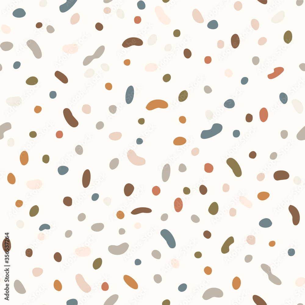 Neutral Baby Pattern Wallpaper