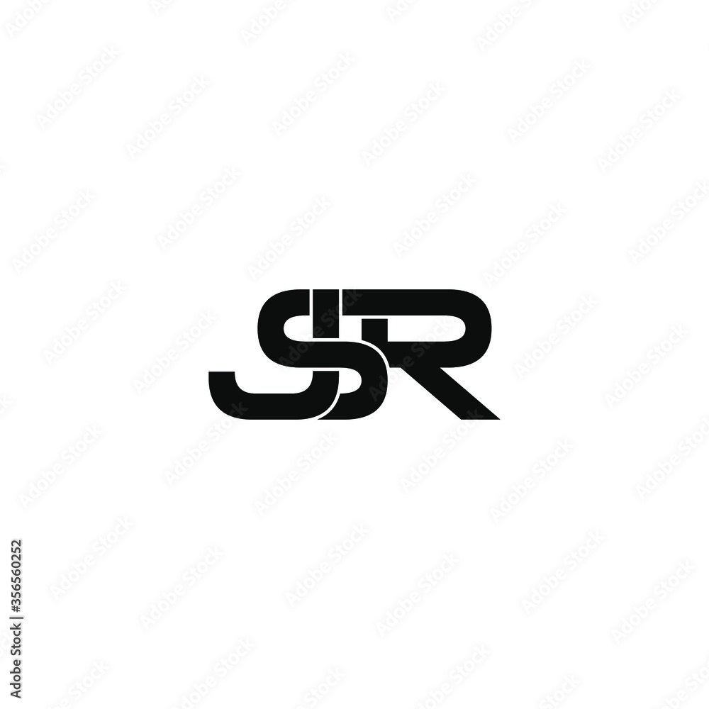 jsr letter original monogram logo design Stock Vector | Adobe Stock