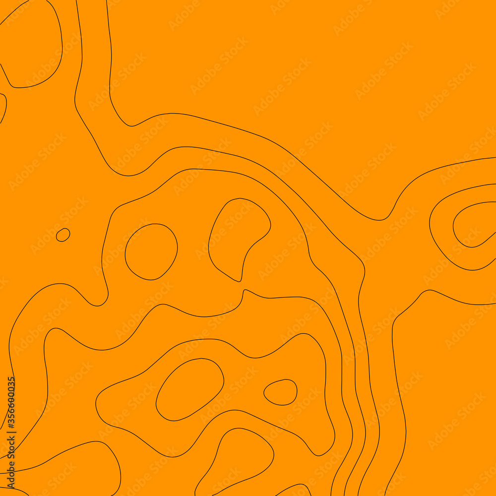 Elevation map. Topographic background. Vector illustretion. Stock ...