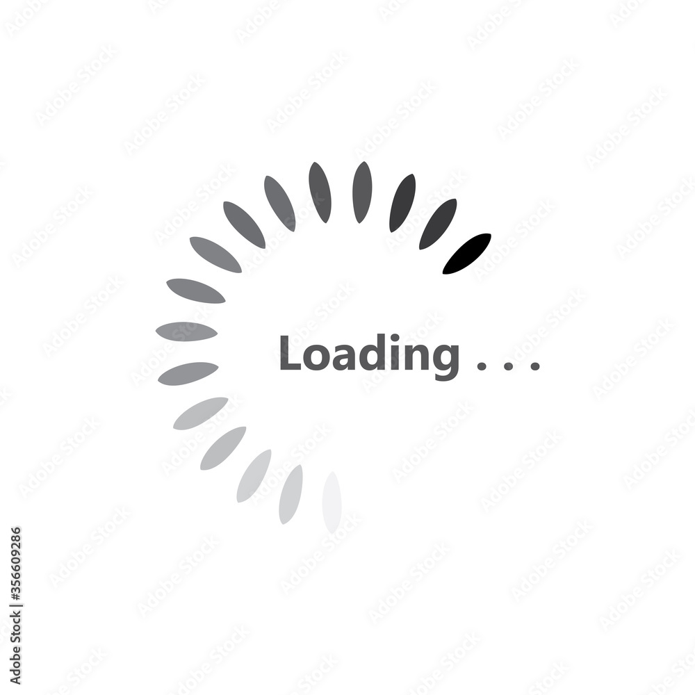 Circle loading spinning Progress upload template buffering waiting ...