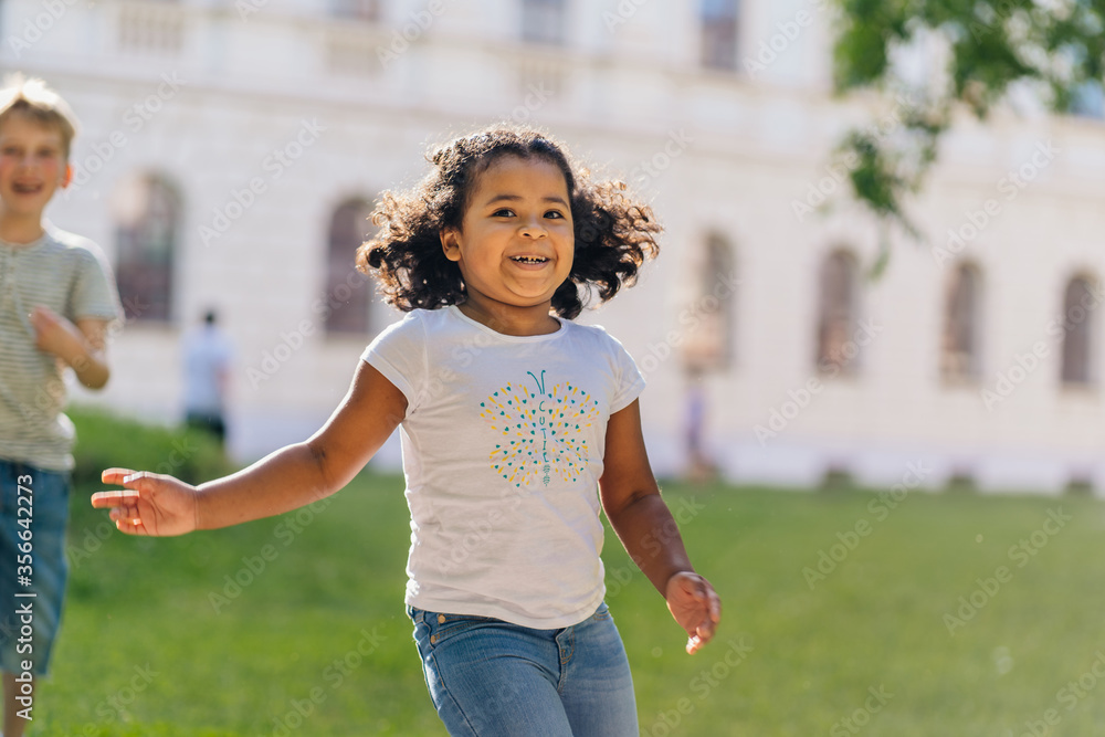 Hispanic Kids Playing