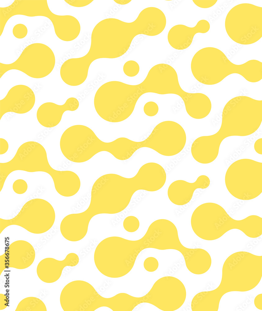 Repetitive Black Vector Circle Tile Pattern. Seamless Minimal Graphic ...