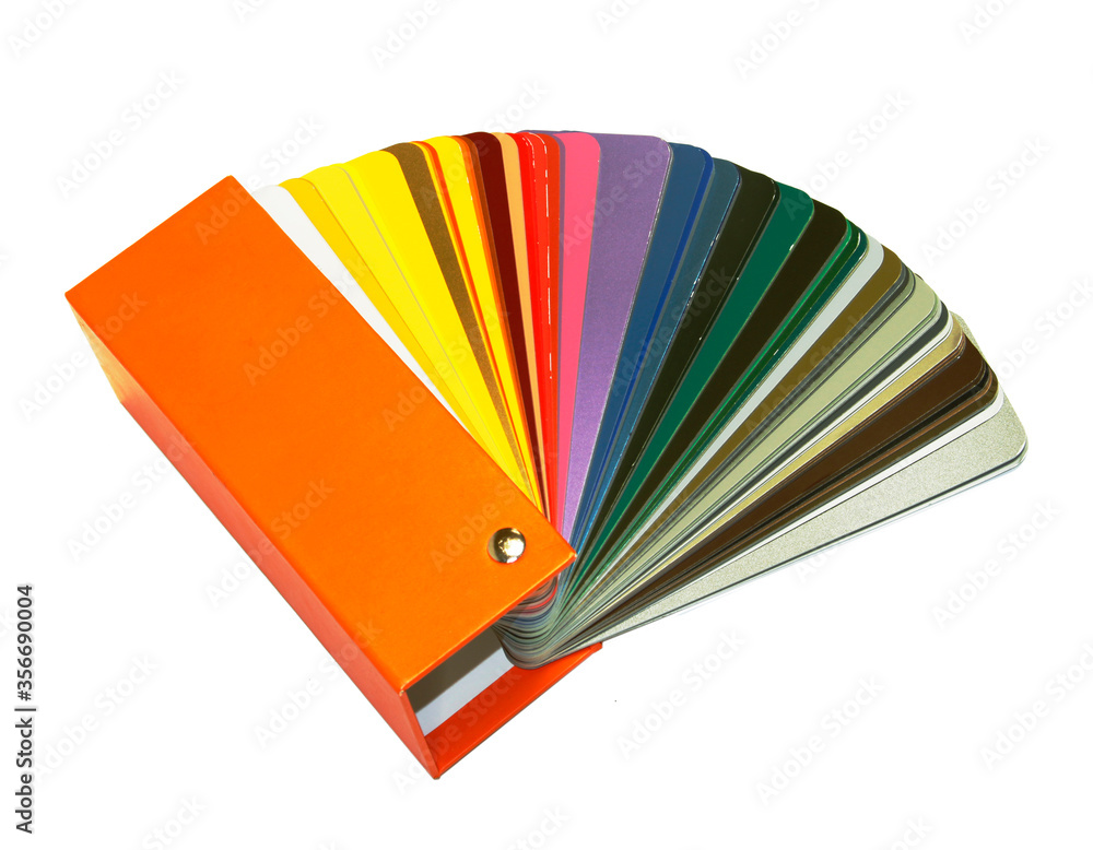 open RAL sample colors catalogue Stock Photo | Adobe Stock