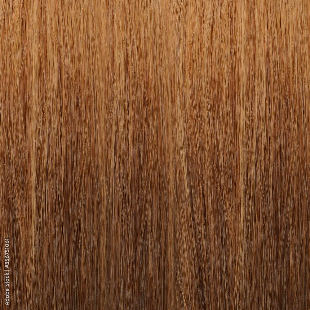 Straight ombre hair texture from caramel brown to honey blonde Stock ...
