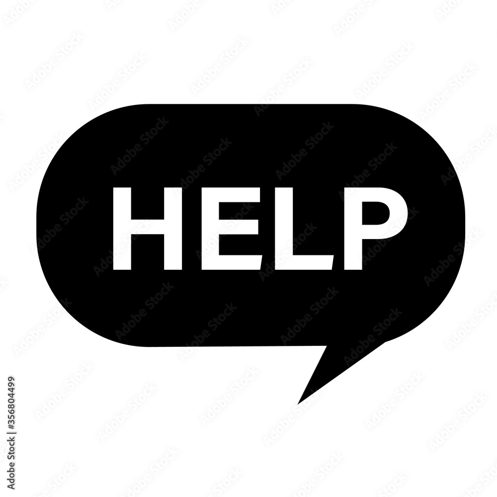 help icon on white background. flat style. FAQ symbol. help icon in ...