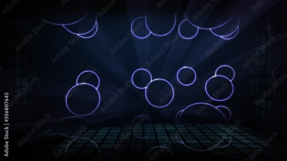 Pharmacology. Computer simulation of an animated laser show on a water ...