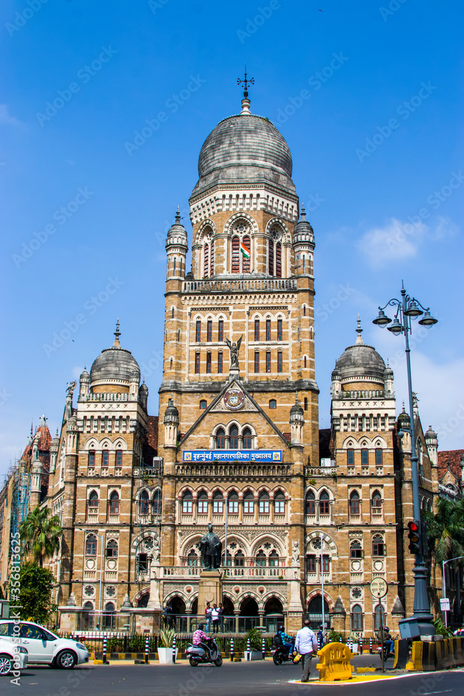 Mumbai India Nov 9th 2019: The Municipal Corporation Building, Mumbai ...