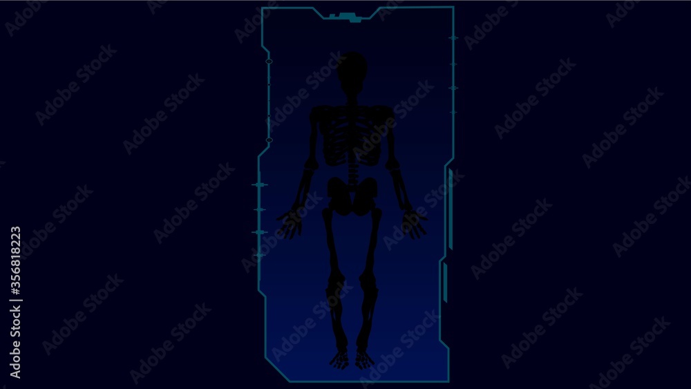 16:9 hud interface,f human body,hud biology element,Display set of ...