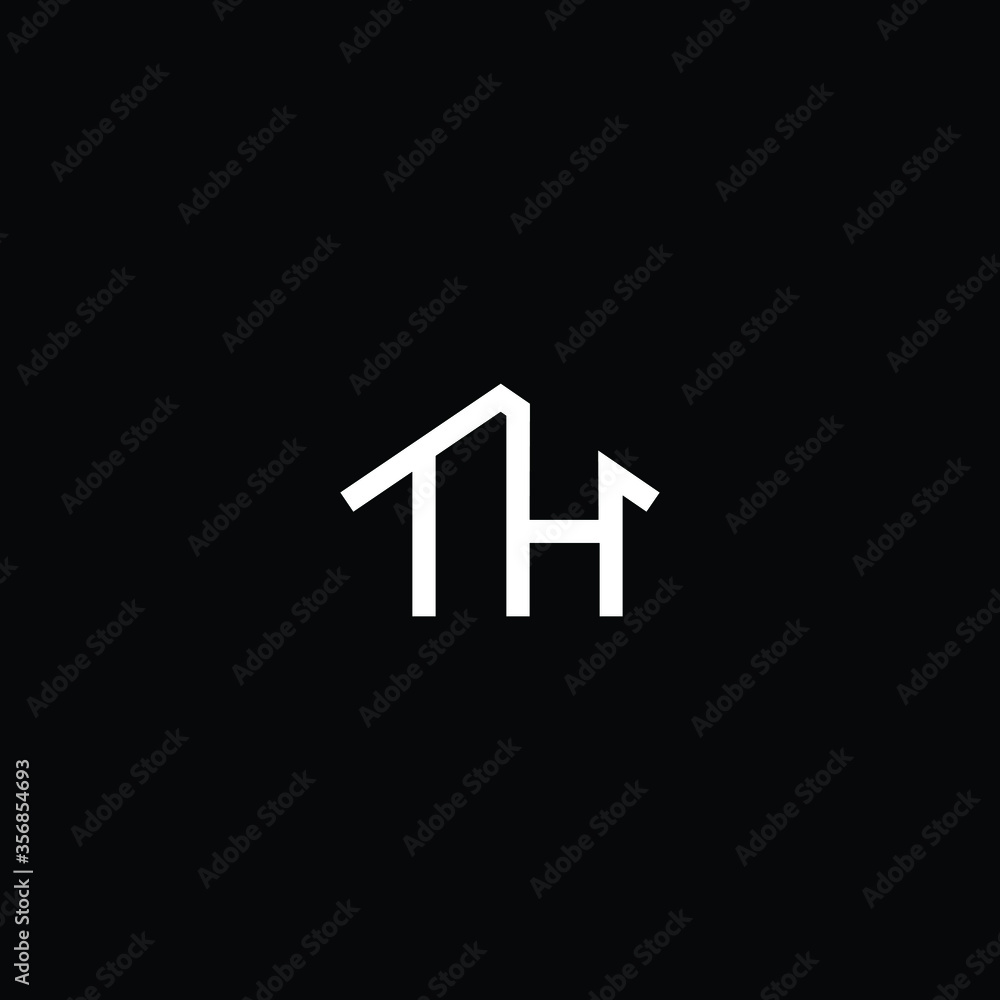 Logo design of TH HT in vector logo for construction, home, real estate ...