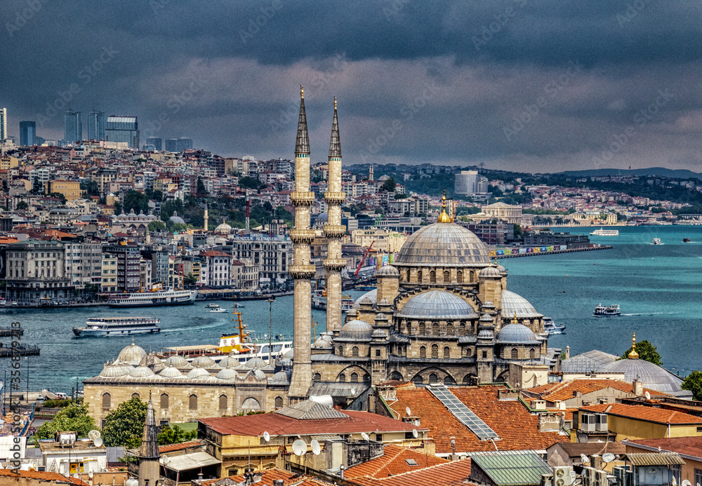 The New Mosque, originally known as the Valide Sutan Mosque, was built ...