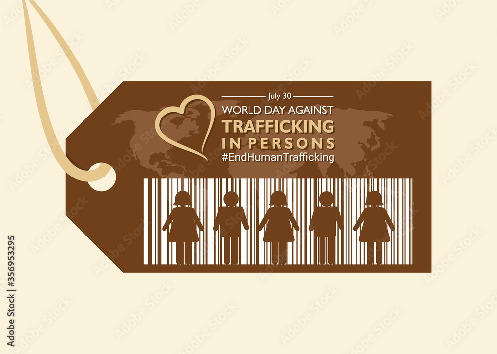 World Day Against Trafficking in Persons poster Stock Vector | Adobe Stock