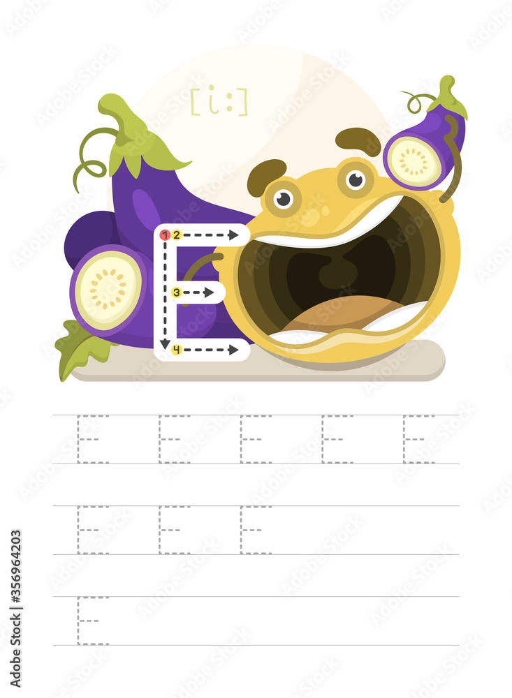 Learning to write a letter. A practical sheet from a set of exercises ...