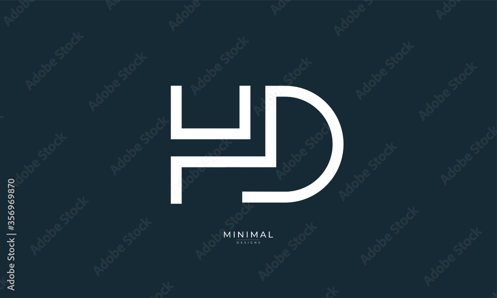 Alphabet letter icon logo HD Stock Vector | Adobe Stock