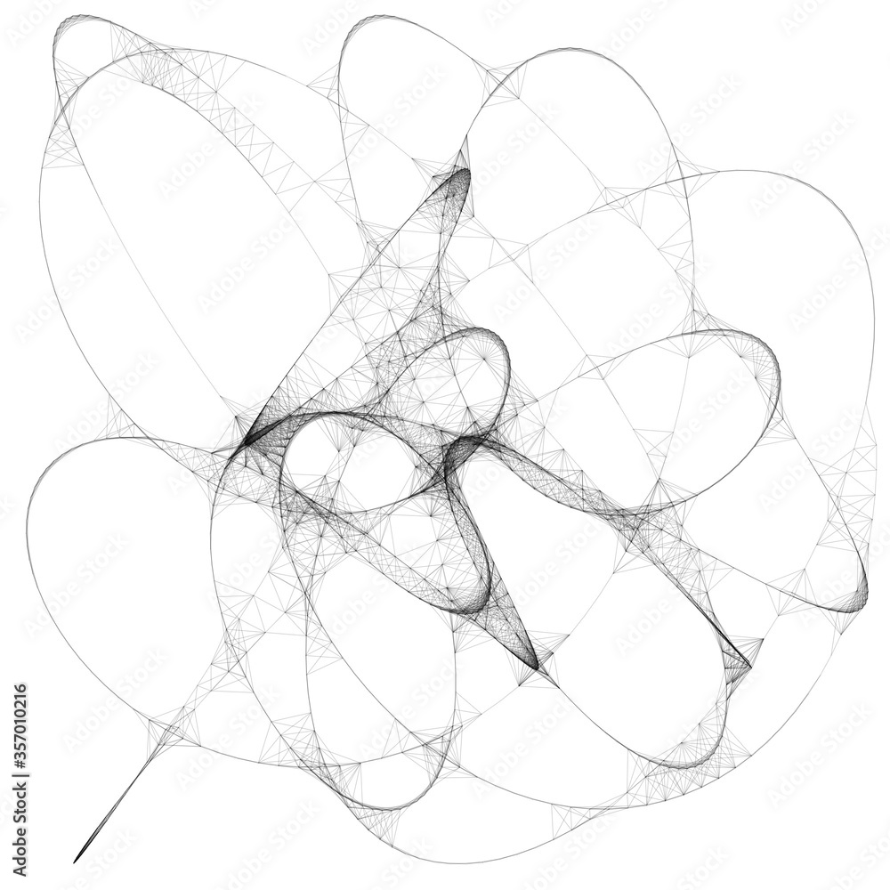 Drawn sketch line art computer generated art Stock Illustration | Adobe ...