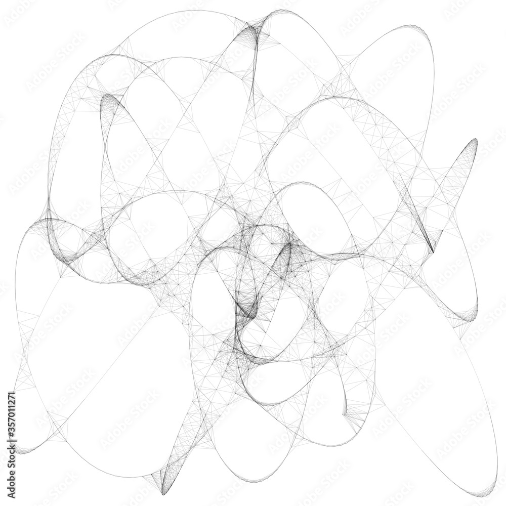 Drawn sketch line art computer generated art Stock Illustration | Adobe ...