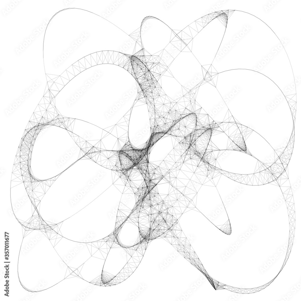 Drawn sketch line art computer generated art Stock Illustration | Adobe ...