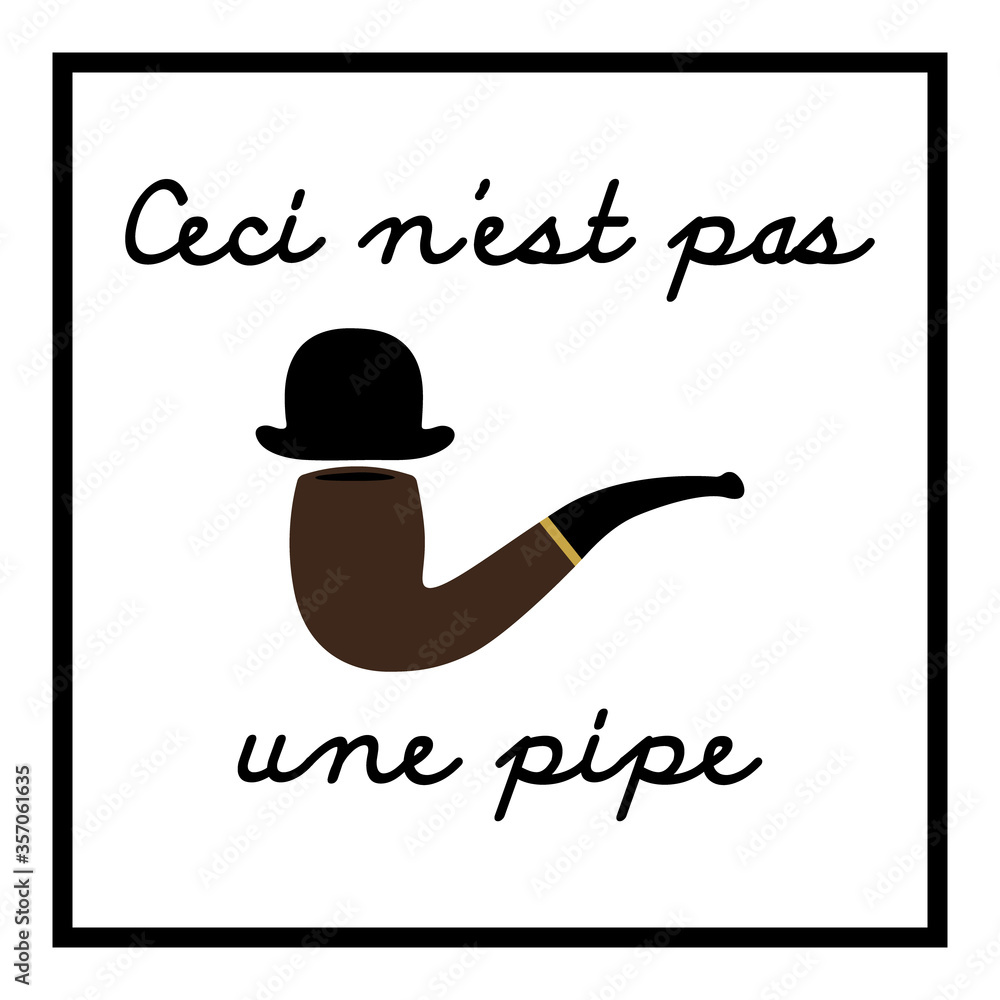 Rene Magritte Pipe