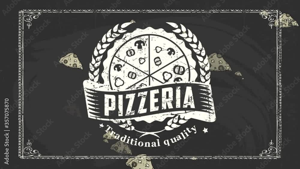 filth classic style mark board for famous pizzeria offering popular ...