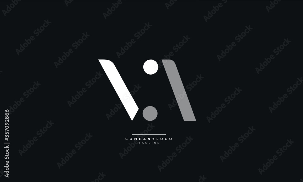 VA Letter Logo Alphabet Design Icon Vector Symbol Stock Vector | Adobe ...