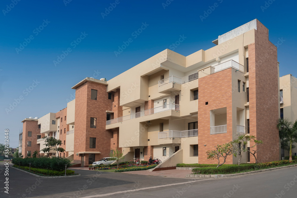 New residential building complex being built at Rajarhat New Town area ...