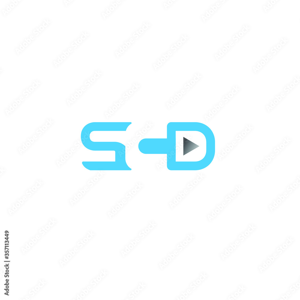 scd play logo vector illustration Stock Vector | Adobe Stock