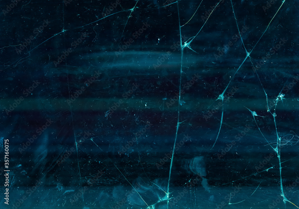 Broken glass texture. Smashed screen. Blue purple distressed stained TV ...