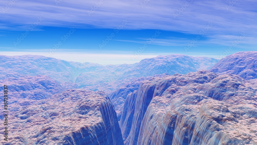 detailed planet surface, space background, surreal surface, computer ...