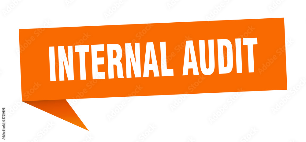 internal audit banner. internal audit speech bubble. internal audit ...
