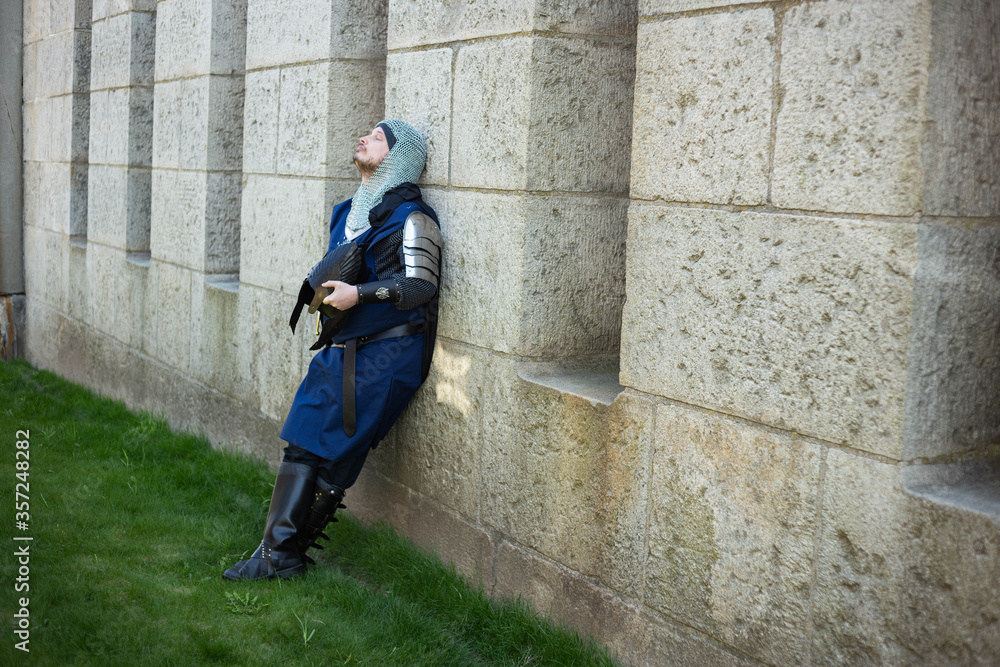 Blue Guard / Blue Knight photoshoot by castle. Inspired by the seige of ...