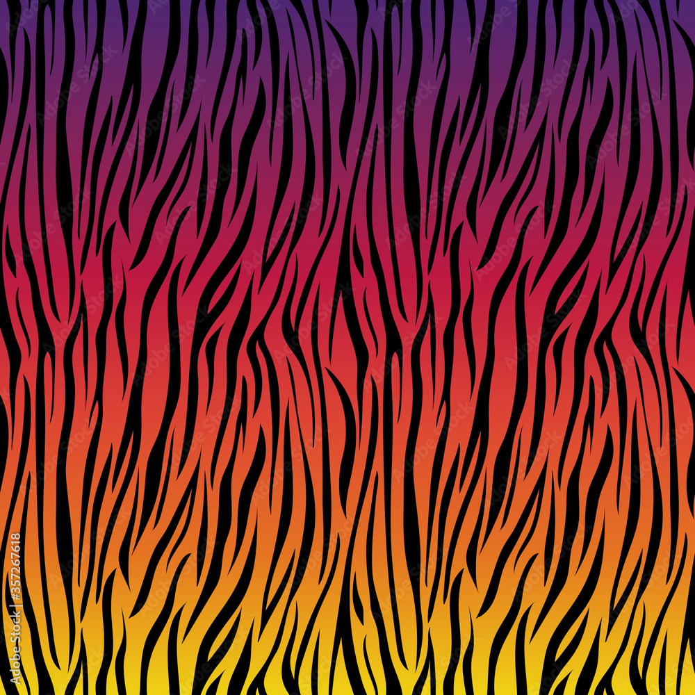 Purple Tiger Stripes Background