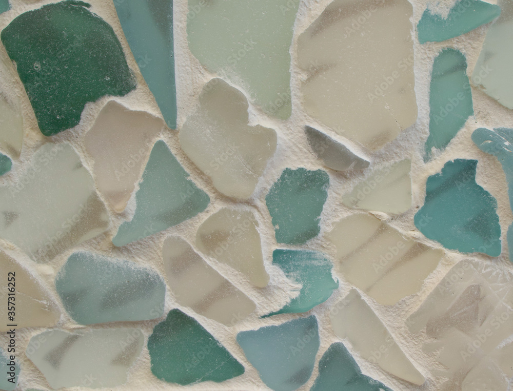 Sea Glass Mosaic, patterns made from Ocean glass, its a lifestyle ...