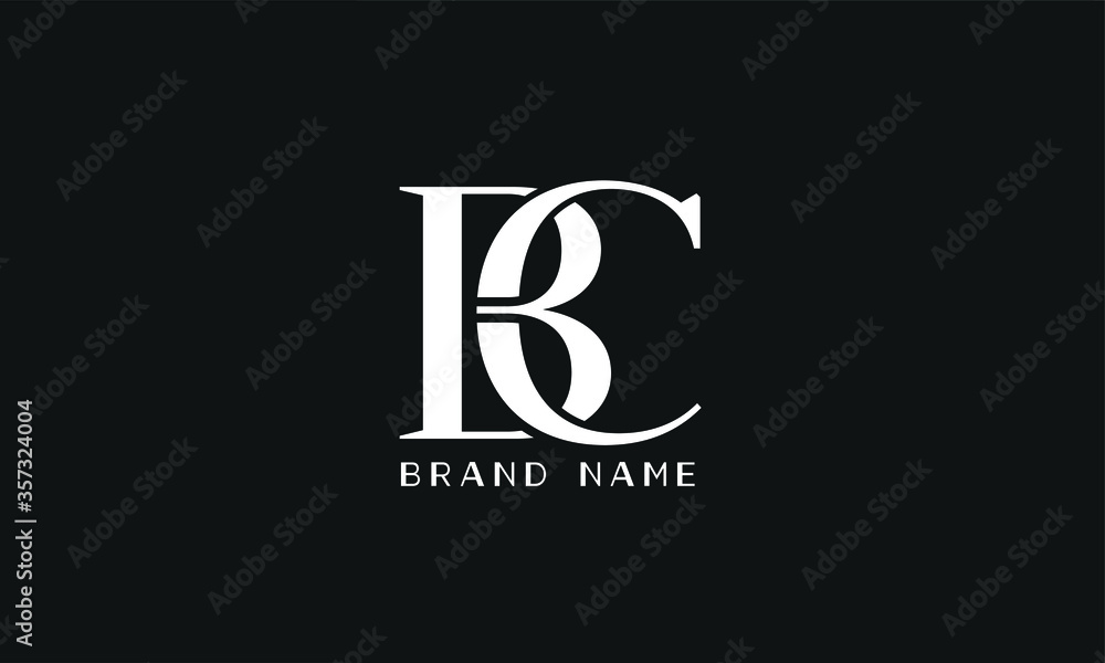 Initial letter B & C BC luxury art vector mark logo Stock Vector ...