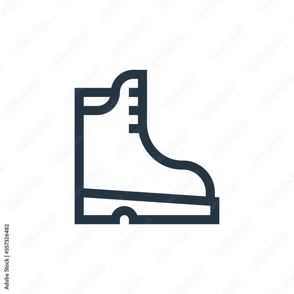 boots vector icon. boots editable stroke. boots linear symbol for use ...