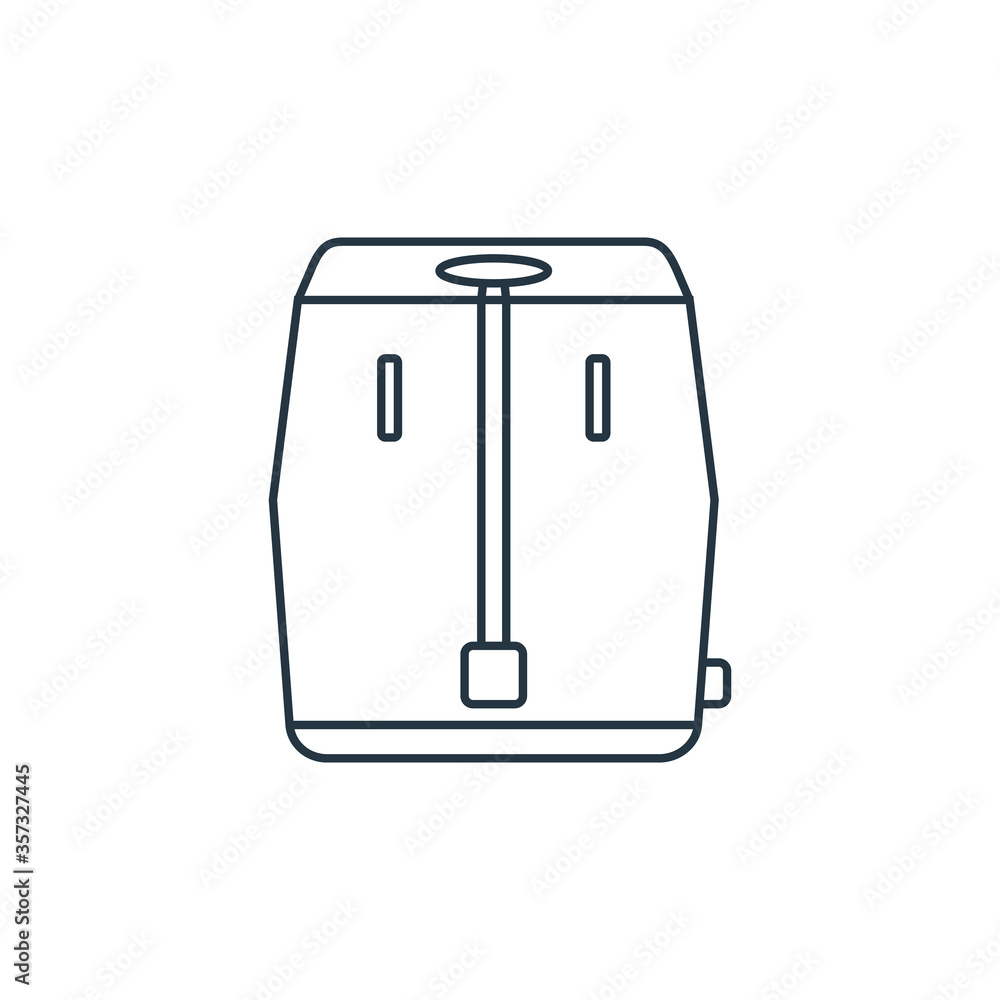 sauna vector icon. sauna editable stroke. sauna linear symbol for use ...