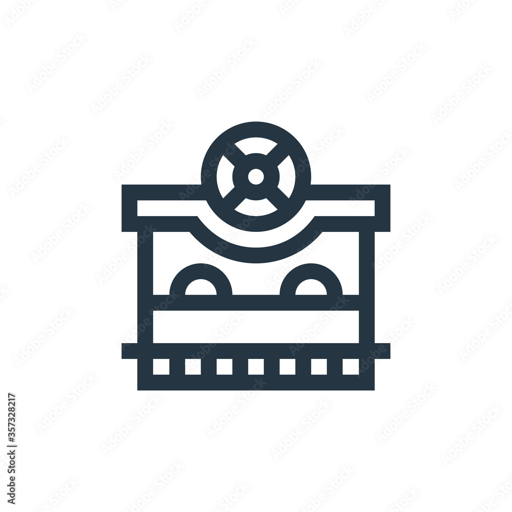 ticket office vector icon. ticket office editable stroke. ticket office ...