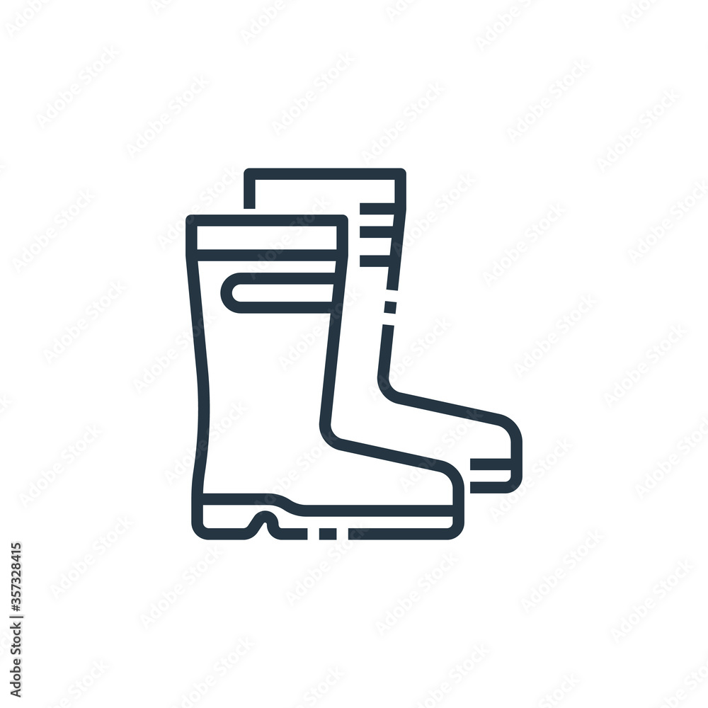 boots vector icon. boots editable stroke. boots linear symbol for use ...