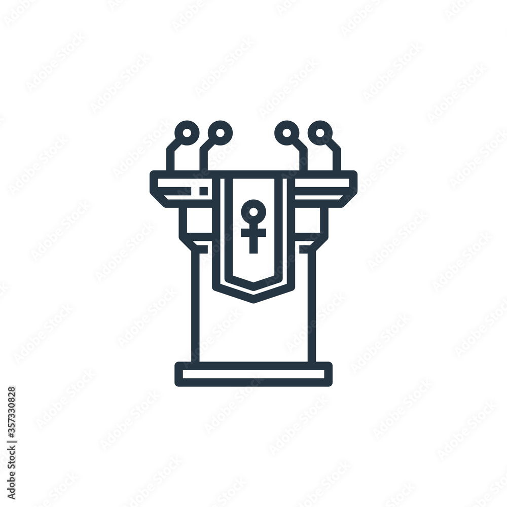politics vector icon. politics editable stroke. politics linear symbol ...