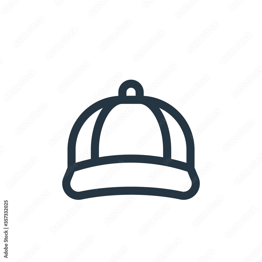 cap vector icon. cap editable stroke. cap linear symbol for use on web ...