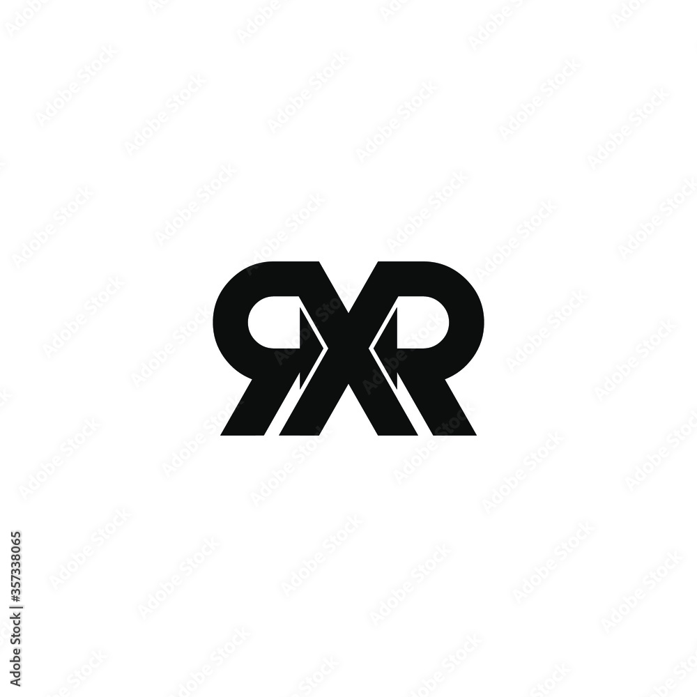 rxr letter original monogram logo design Stock Vector | Adobe Stock