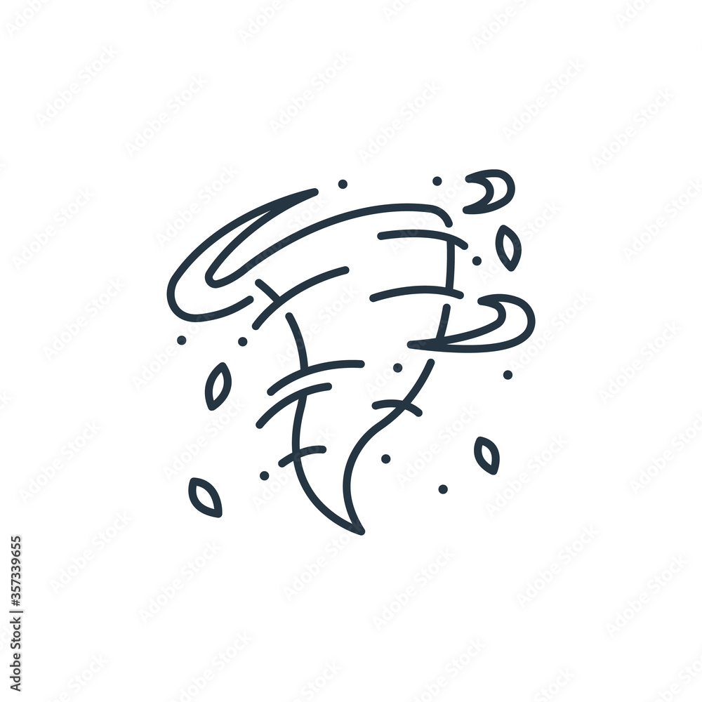 storm vector icon. storm editable stroke. storm linear symbol for use ...