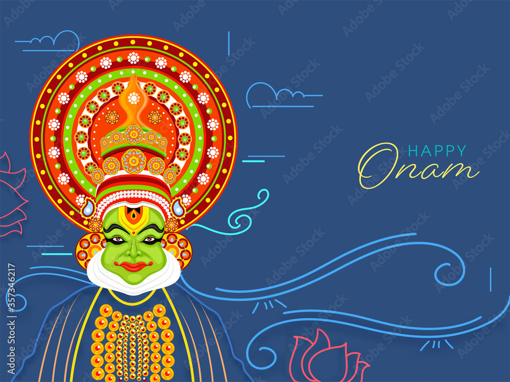 Kathakali Smiling Face