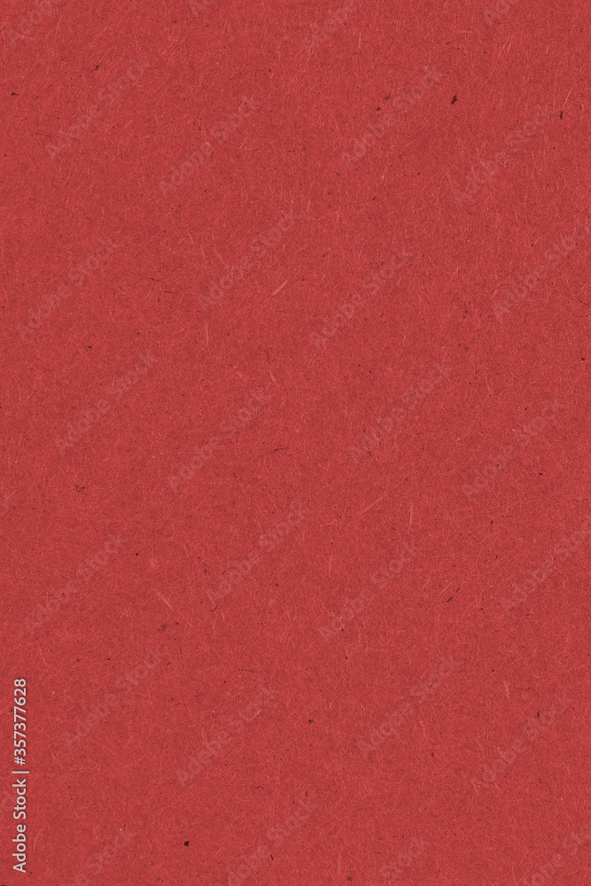 The surface of dark red cardboard. Paper texture with cellulose fibers ...