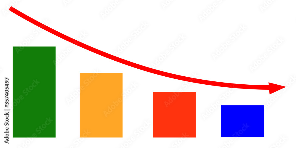 Chart shows lost on the scale Stock Vector | Adobe Stock