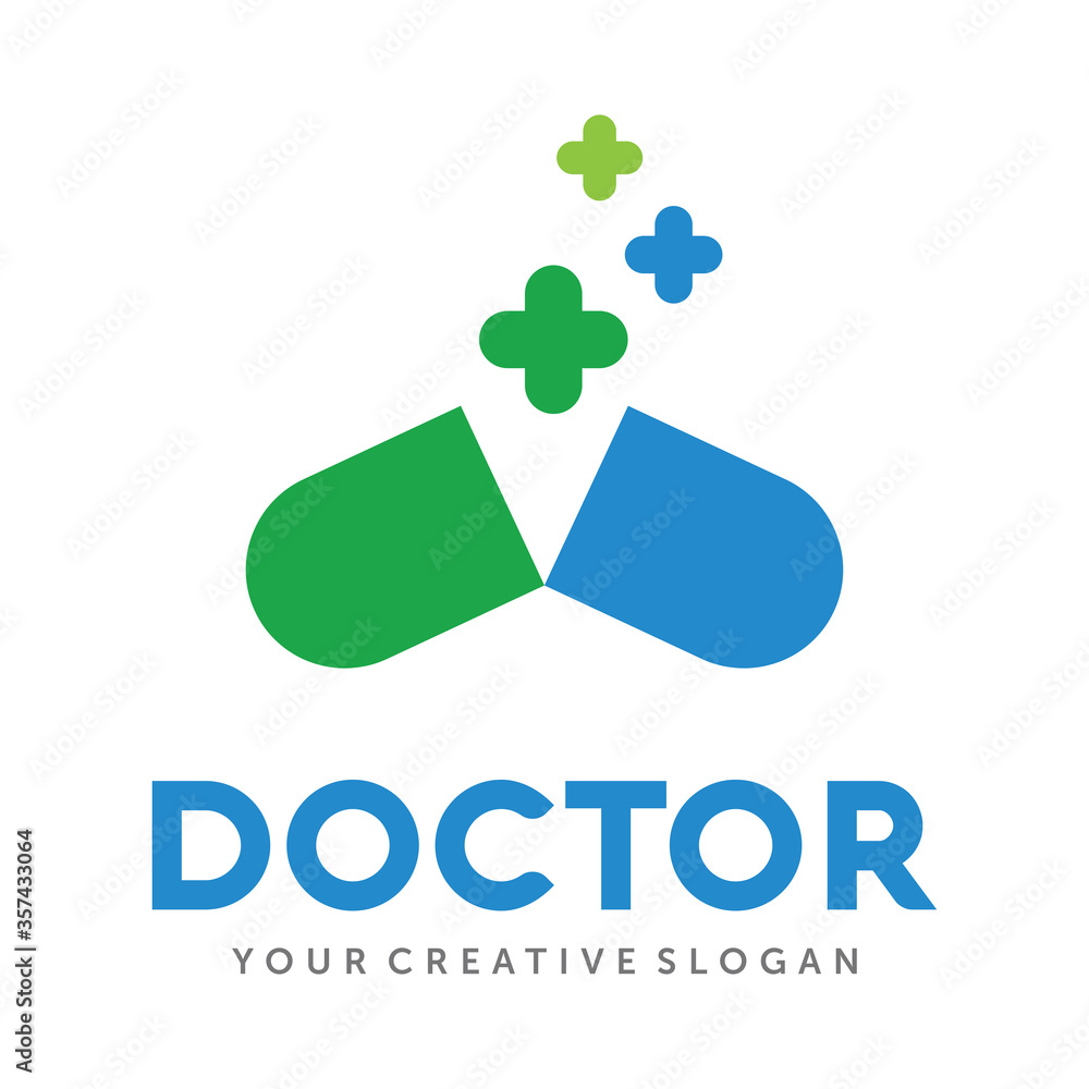 pharmacy logo, drugstore logo, medical clinic logo vector Stock Vector ...