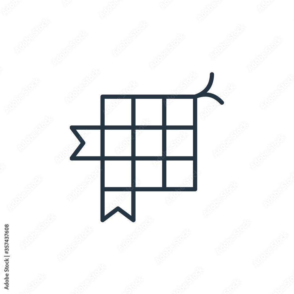 rosary vector icon. rosary editable stroke. rosary linear symbol for ...