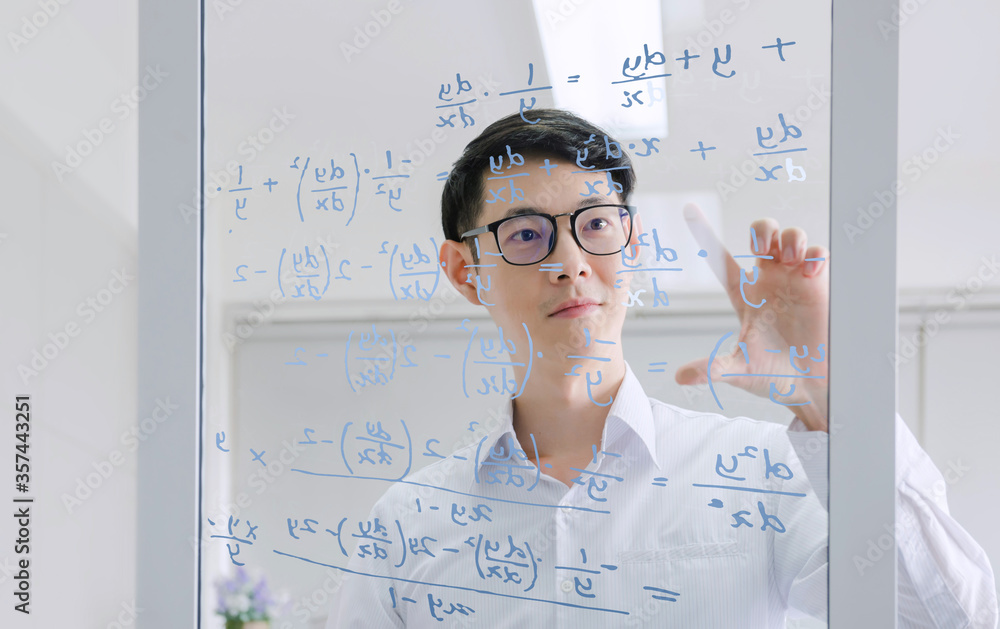 Photo & Art Print Male mathematician, anuchit2012